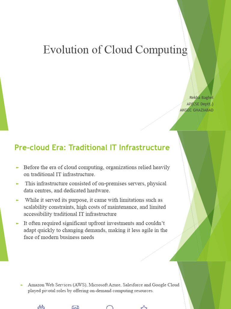 Evolution of Cloud Computing | PDF | Cloud Computing | Technology & Engineering