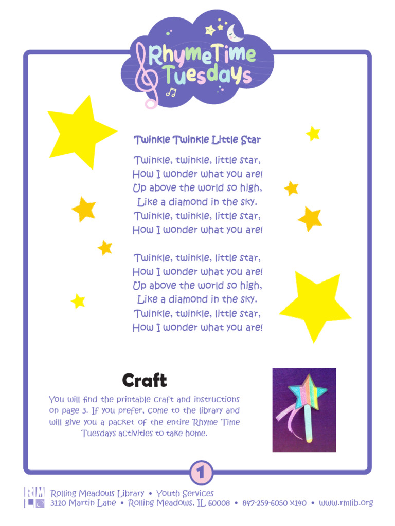Twinkle Twinkle Little Star | PDF