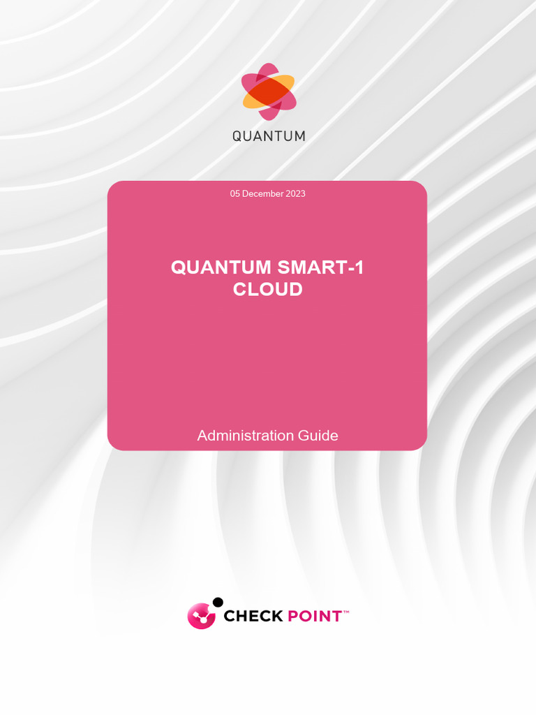CP Check Point Quantum Smart-1 Cloud AdminGuide | PDF