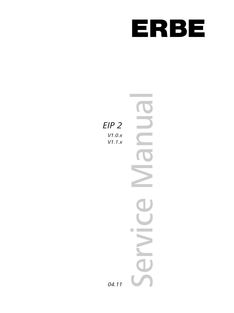 Eip2 Service Manual 80116-261 - Erbe - en - Eip-Service Manual | PDF
