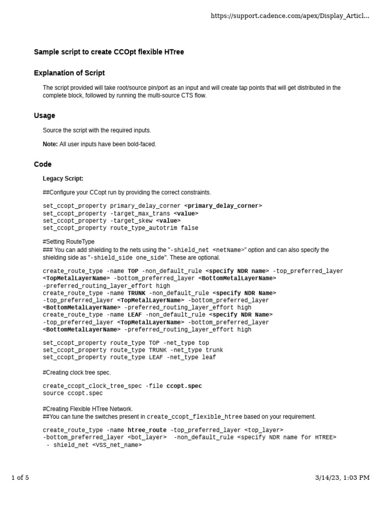 Sample_FlexHTree_Clock_Script | PDF
