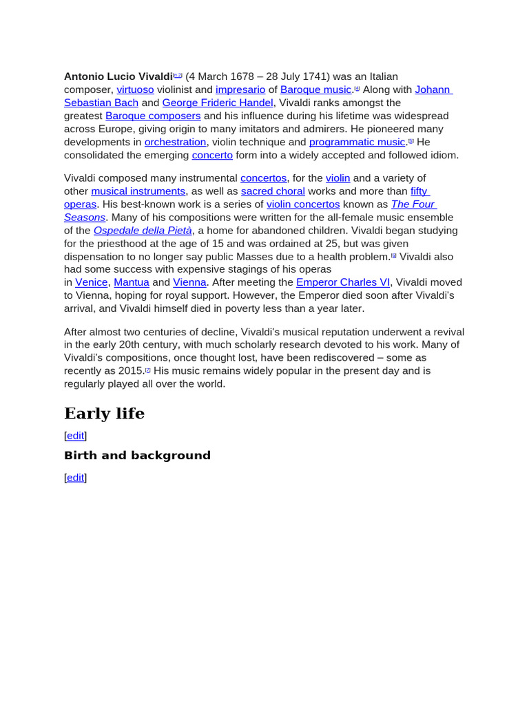 Vivaldi | PDF
