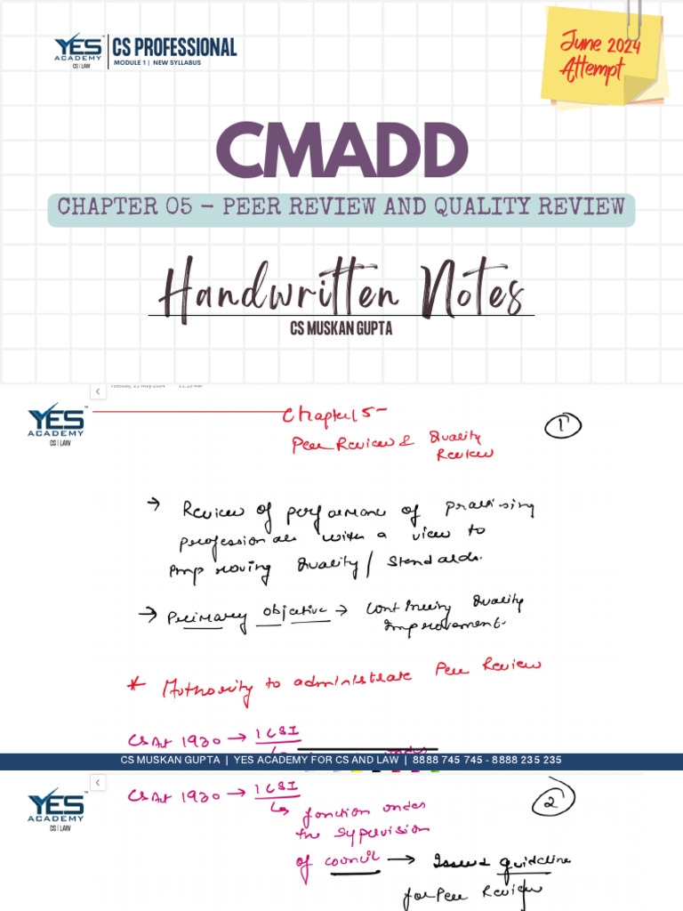 CMADD CH 15 Handwritten Notes | PDF