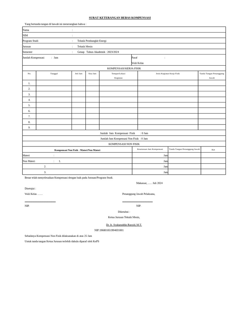 SK Kompen Salinan | PDF