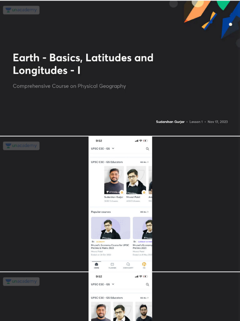Earth Basics Latitudes and Longitudes I No Anno | PDF