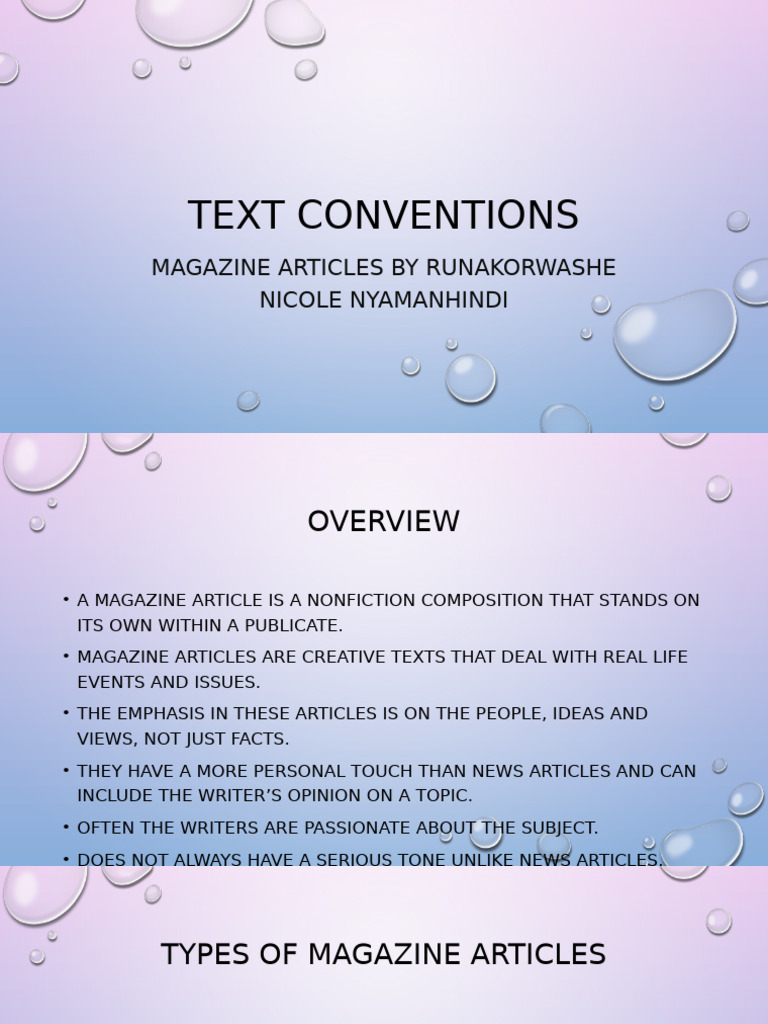 Text Conventions 3 | PDF