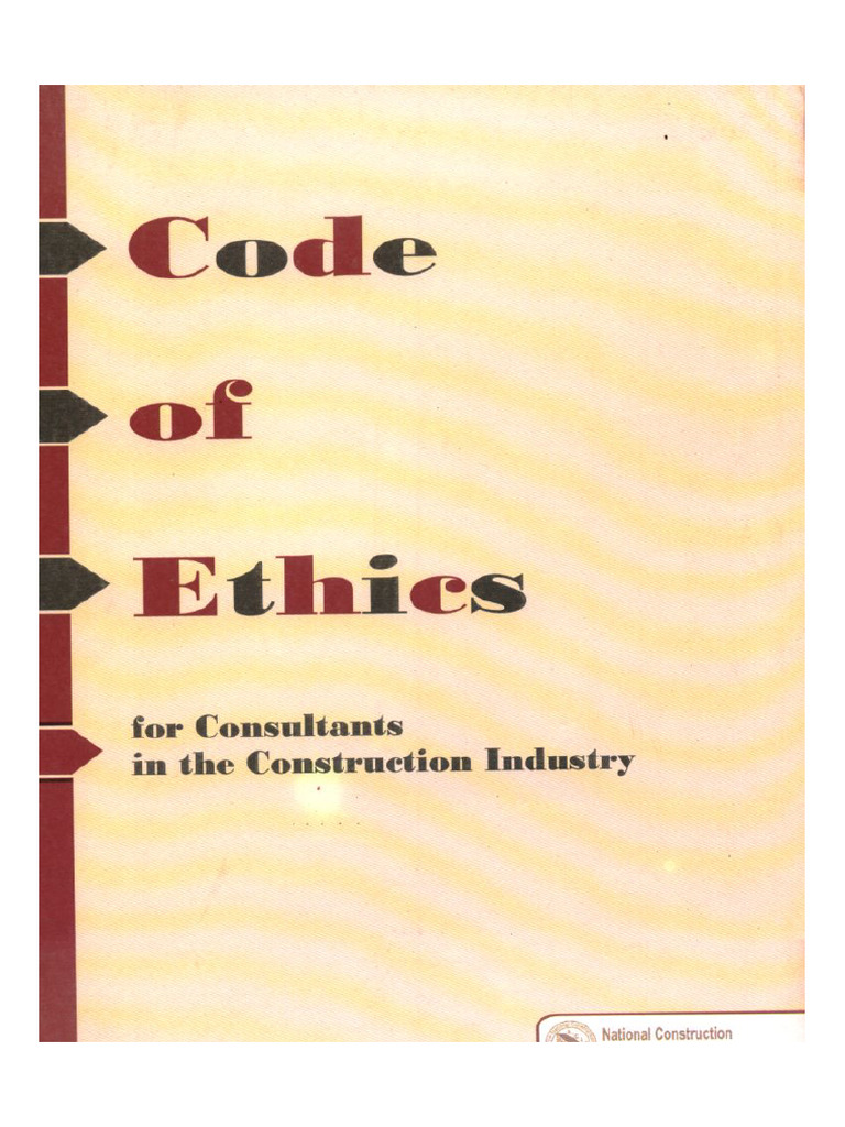 Codes of Ethics For Consultants | PDF