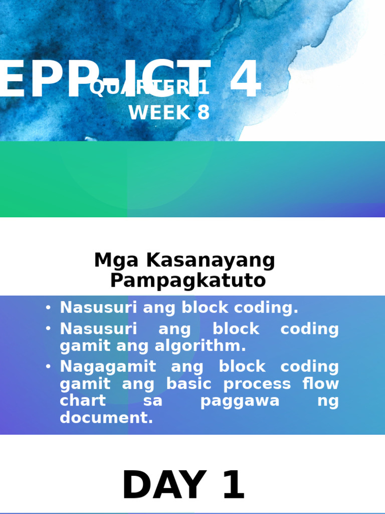 Epp - Ict 4 - Q1 - Week8 | PDF