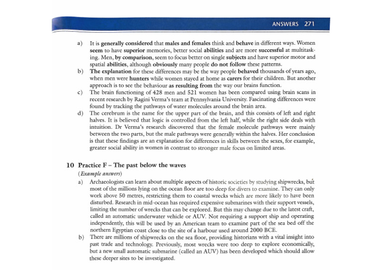 W4 Paraphrase Practice Keys | PDF