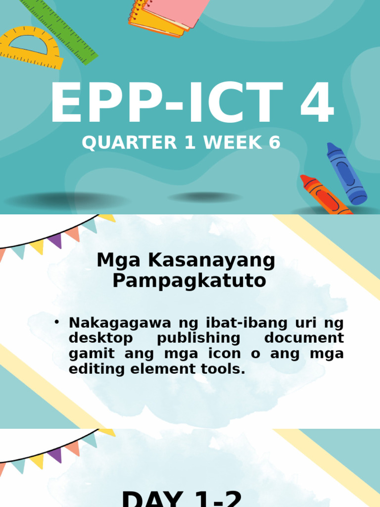 Epp - Ict 4 - Q1 - Week6 | PDF