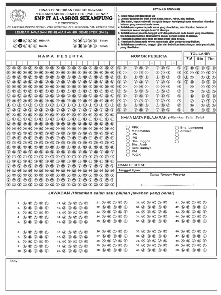 LKJ SMP It | PDF
