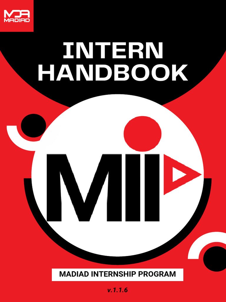 Madiad Internship Program's Handbook | PDF