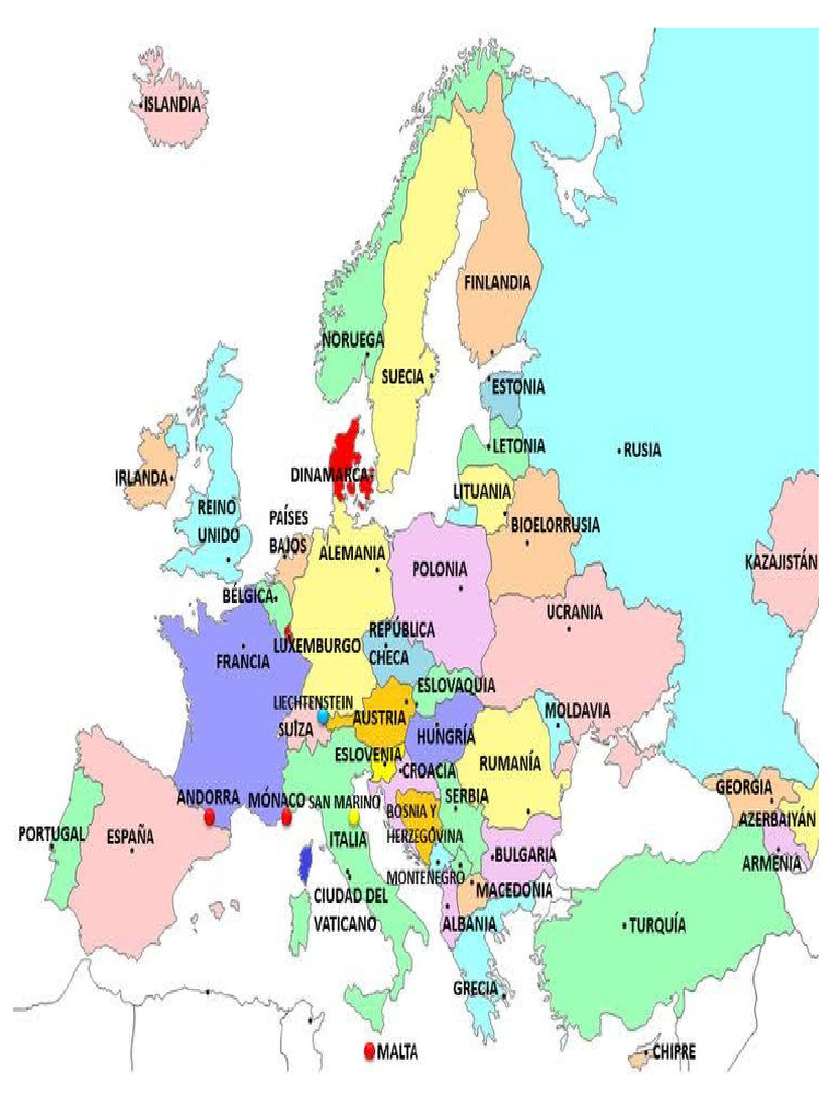 Mapa Europa | PDF