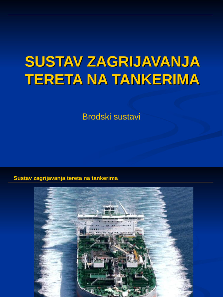 14 - Sustav Zagrijavanja Tereta | PDF