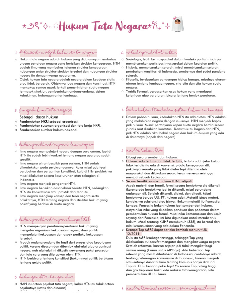 CATATAN HTN UTS | PDF