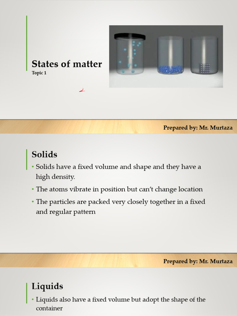 1-STATES OF MATTER (1) | PDF