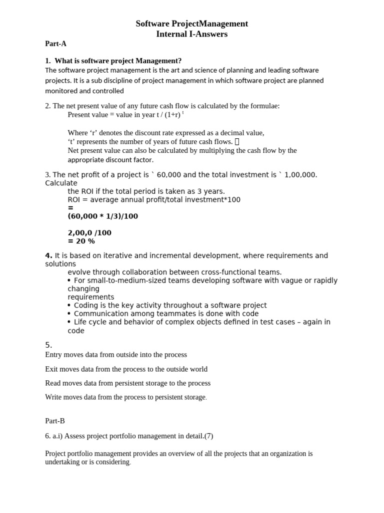 Internal Answers-SPM | PDF