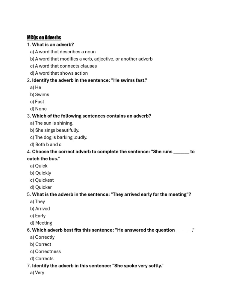 Adverb PDF