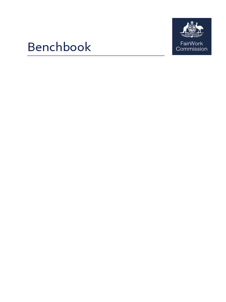 Enterprise Agreements Benchbook | PDF