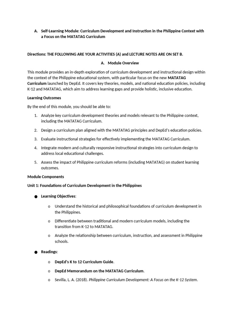 SELF MODULE | PDF SELF MODULE | PDF