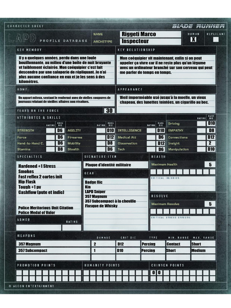 Perso Blade Runner | PDF