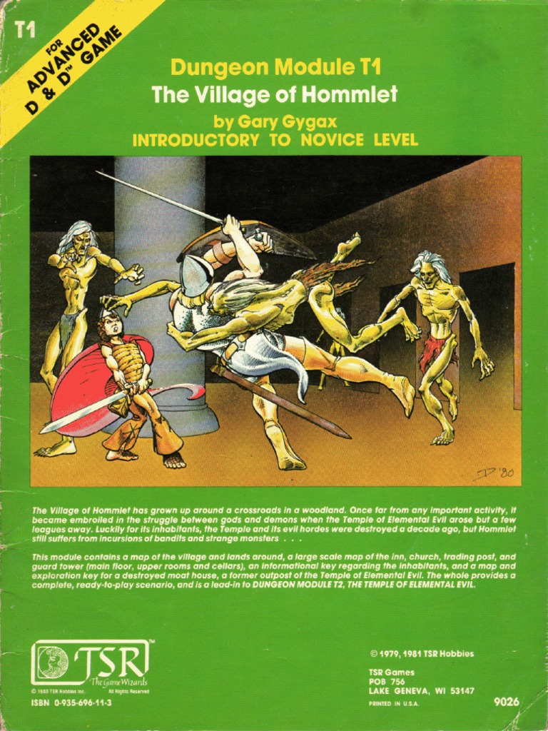 T1 - Village of Hommlet | PDF