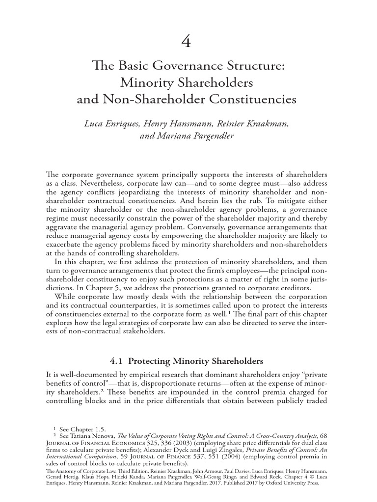 SESSION 5 The - Basic - Governance - Structure - Minority ...