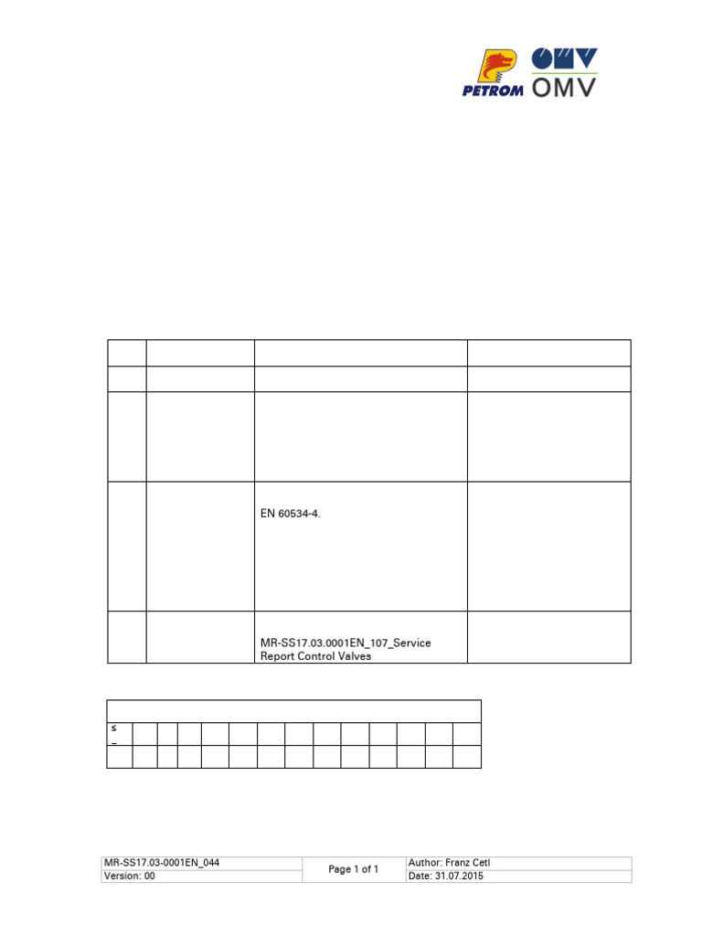 A35. MR-SS17.03-0001EN - 044 - SIL Incoming Test | PDF