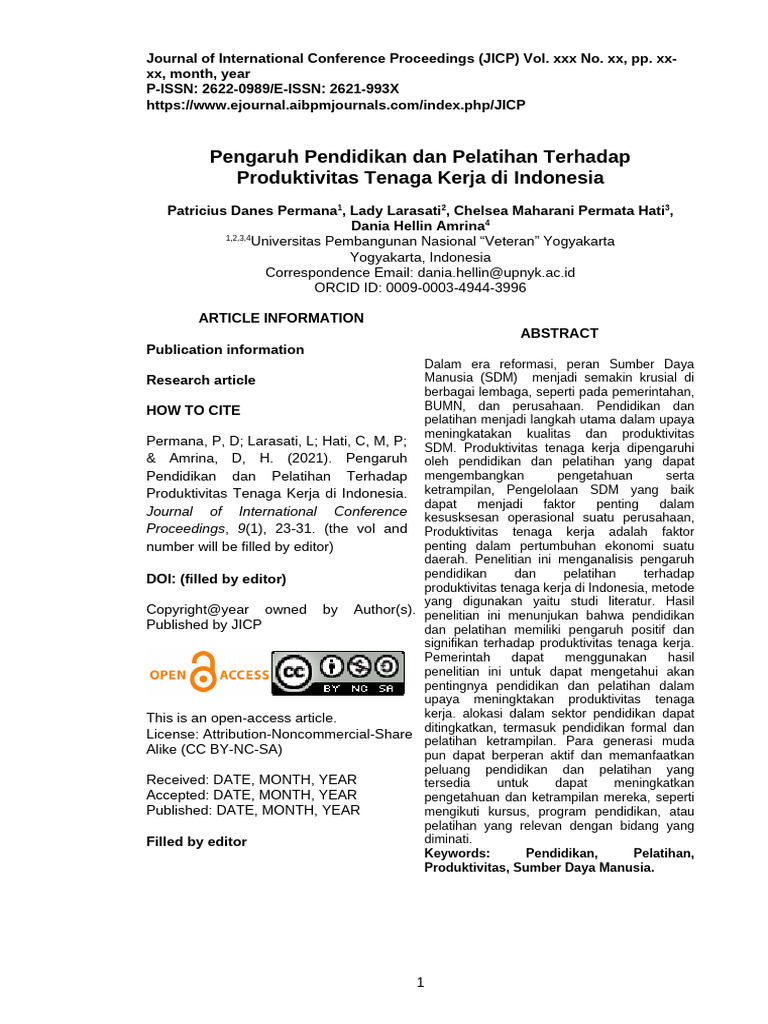 Contoh Jurnal Kualitatif | PDF