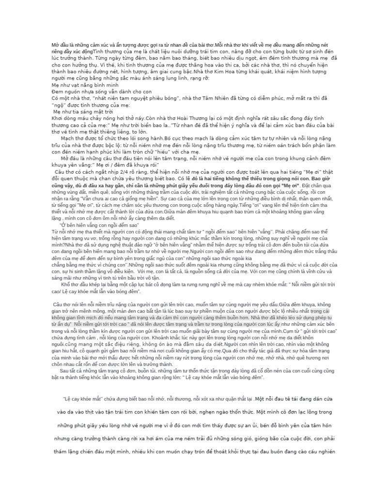 Vai mẹ gầy nhấp nhô làm gối | PDF