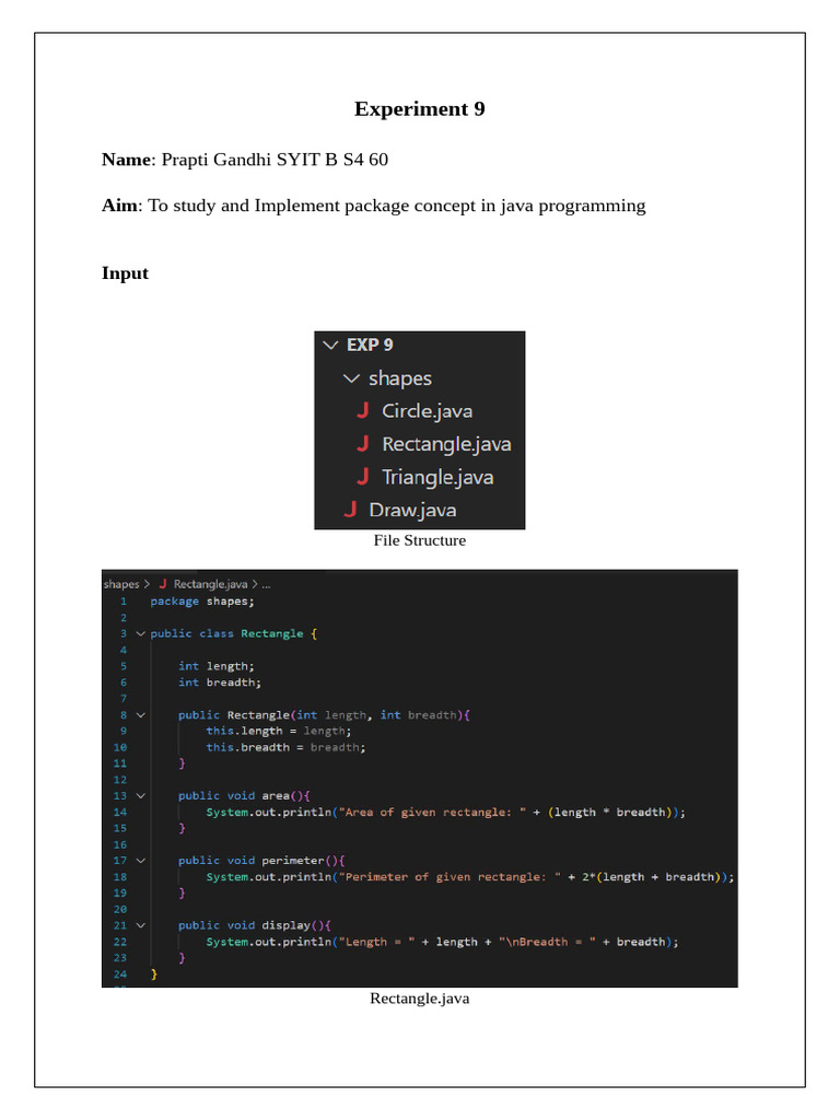 Prapti Gandhi Exp 9 Java | PDF