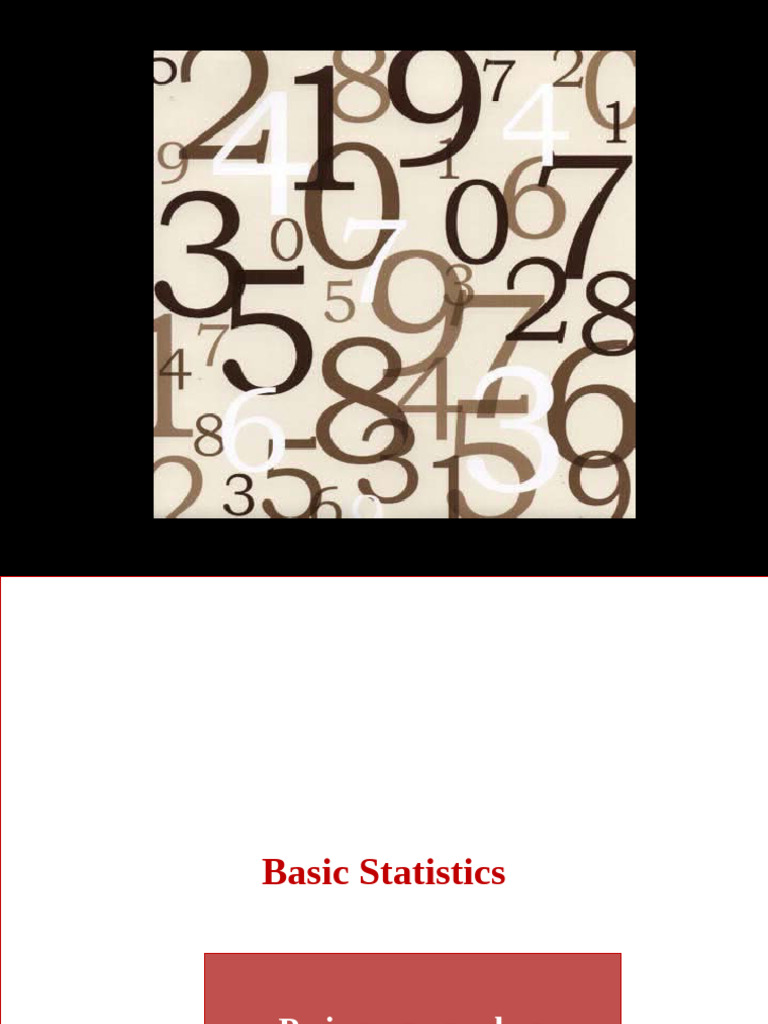 1 Statistics Introduction | PDF