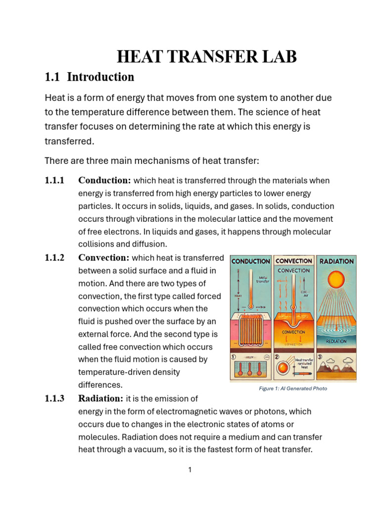 1-Heat Transfer Lab | PDF