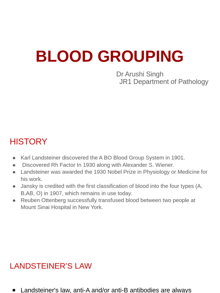 Blood Grouping | PDF