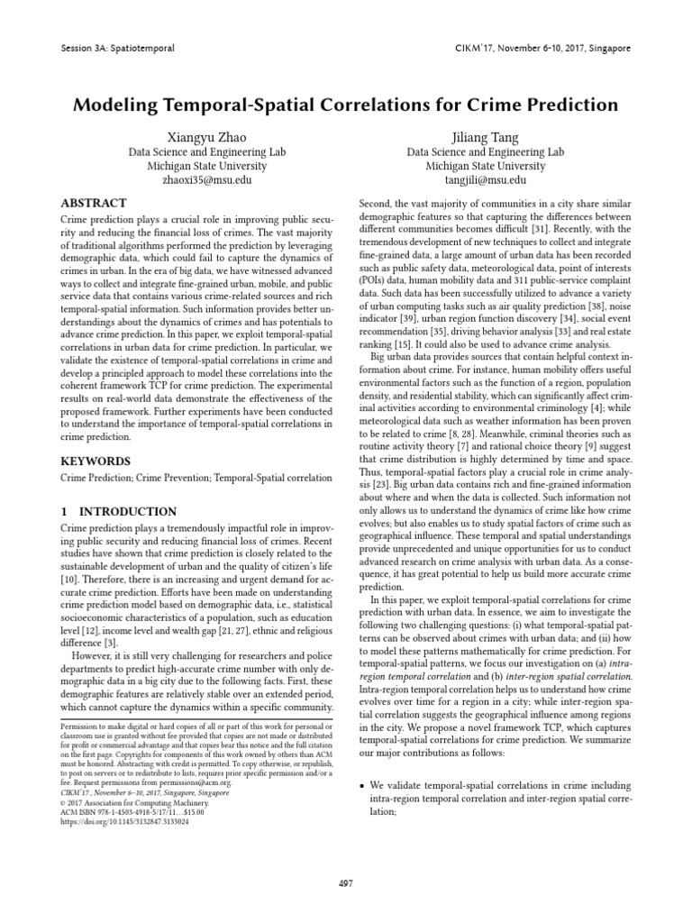 Modeling Spatio Temporal Np Pdf