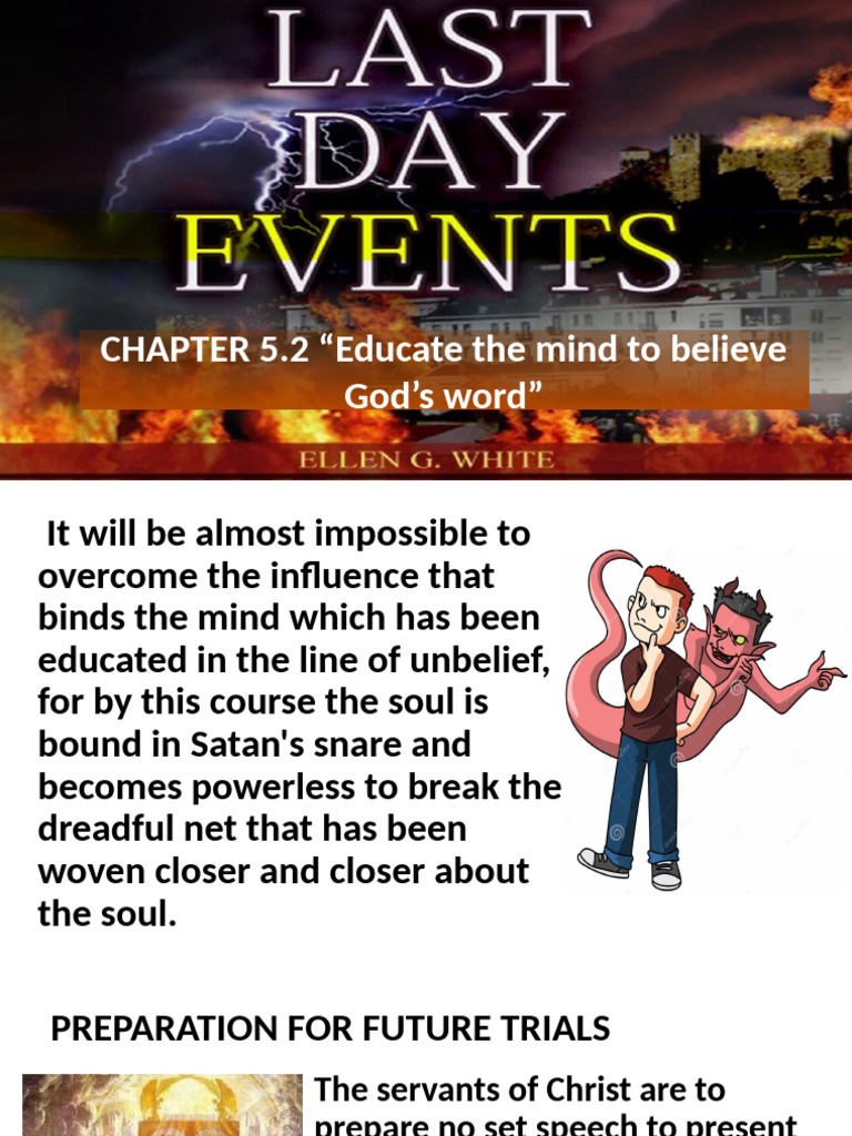 Chap 5.2 Last Day Events | PDF
