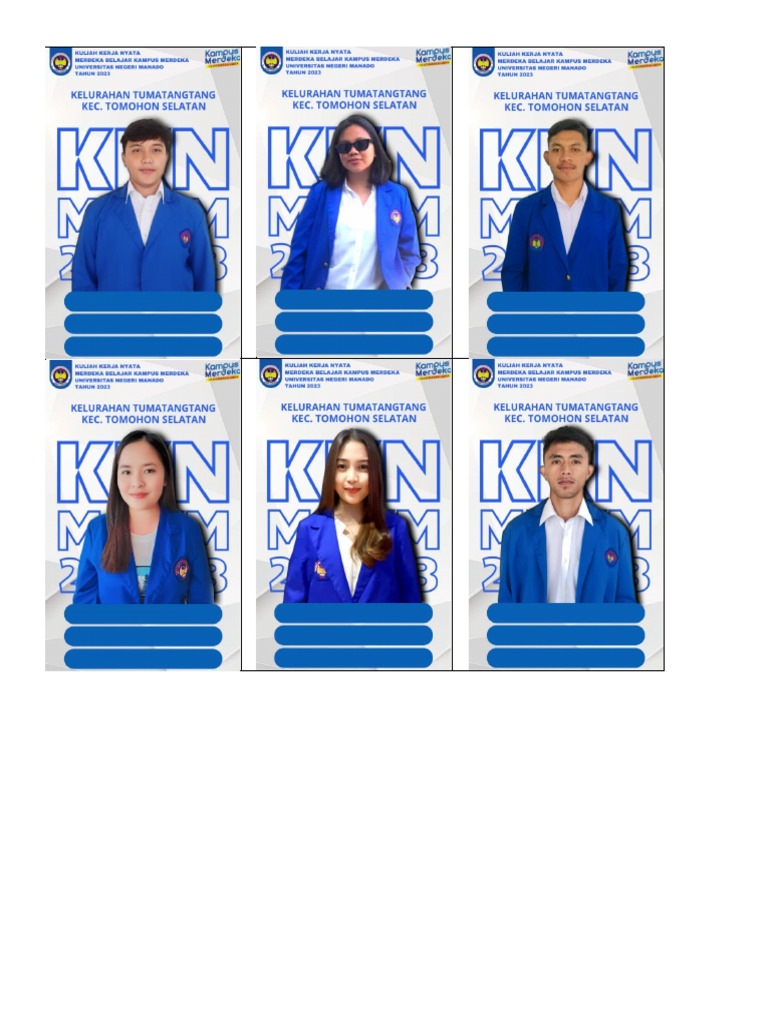 SAMPLE ID CARD KKN | PDF