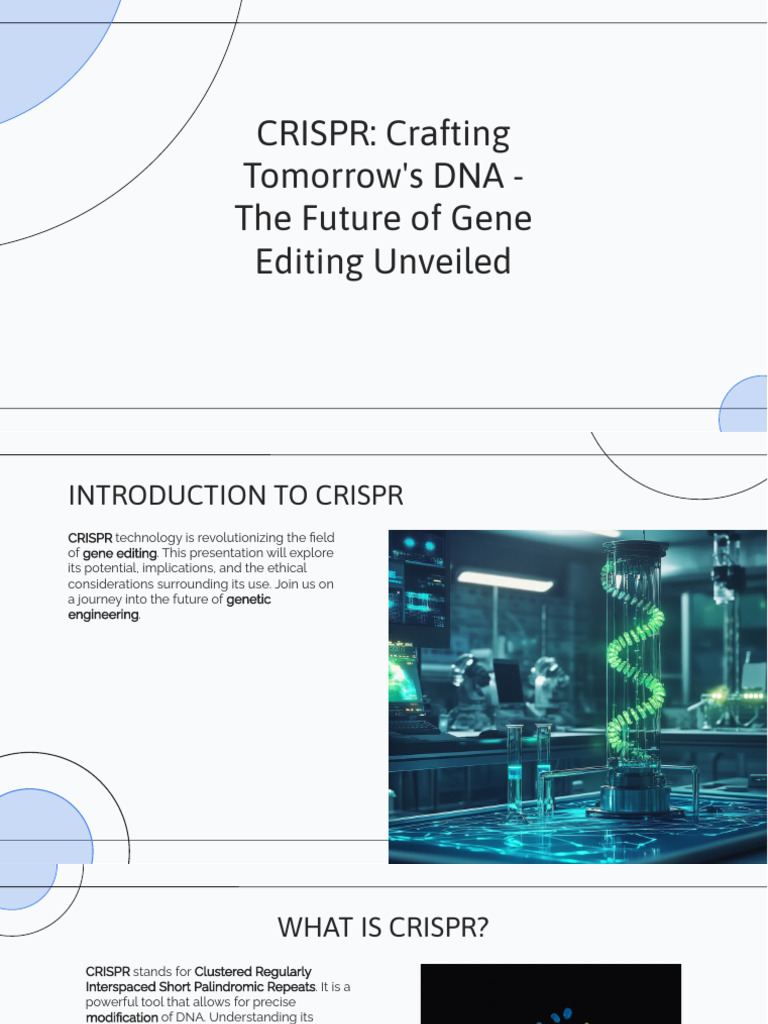 CRISPR and The Future of Gene Editing | PDF