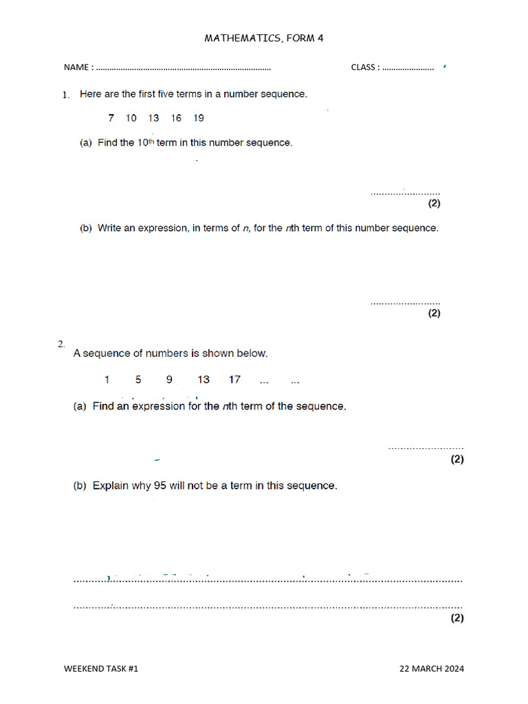 Weekend Task 1 | PDF