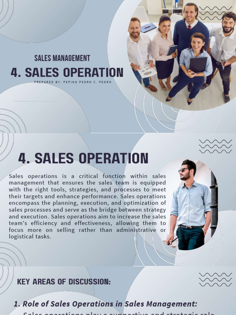 4 Sales Operation | PDF