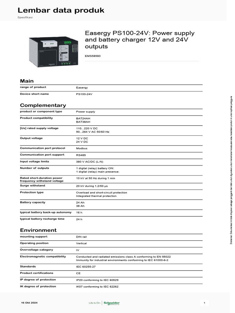 PowerLogic-T300 EMS58580 | PDF | Power Supply | Electrical Engineering