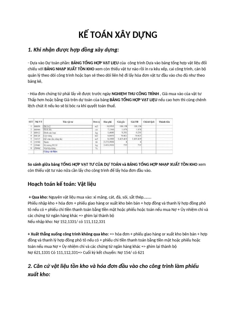 K Toan Xay DNG | PDF