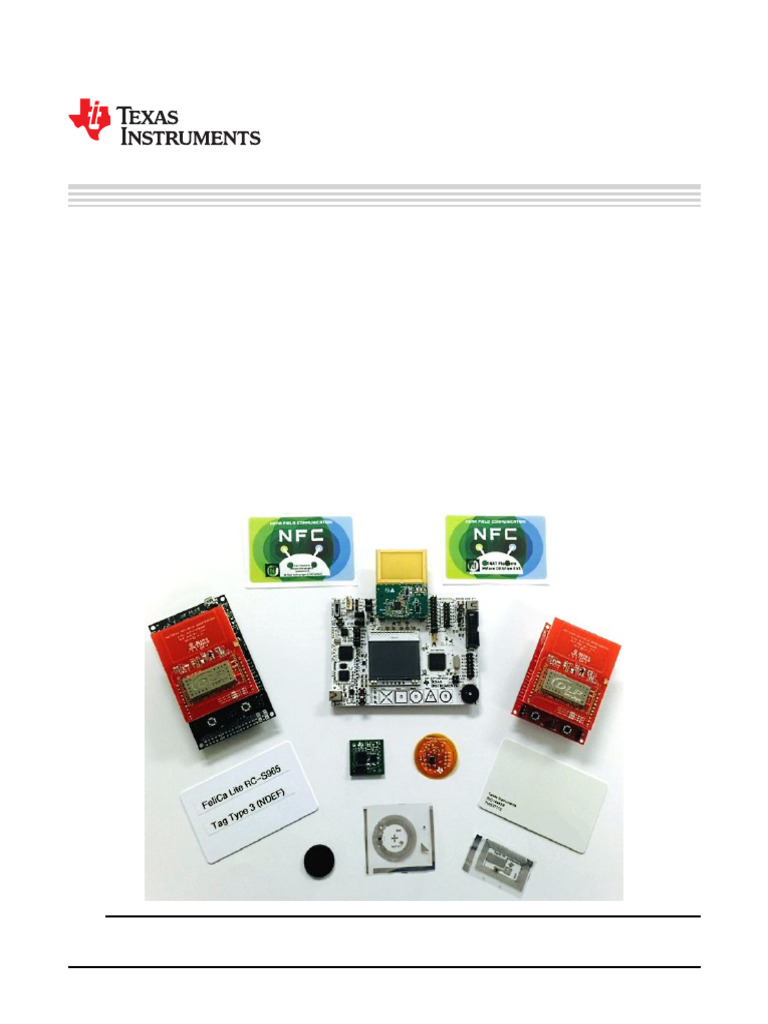 Texas NFC - HF RFID Reader - Writer Using The TRF7970A | PDF