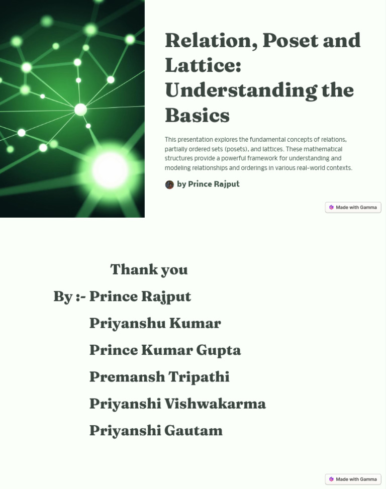 Relation Poset and Lattice Understanding The Basics | PDF | Teaching Methods & Materials