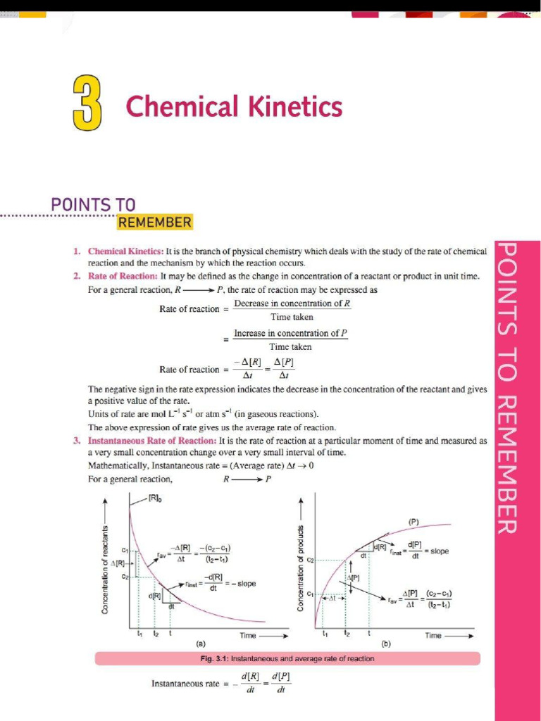Chemical Kinetics Notes........ Chemistry | PDF