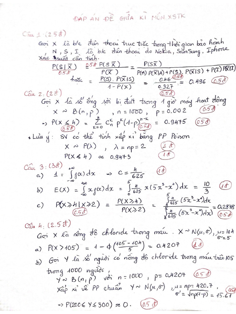 Dap An GK 2 2020-2021 | PDF