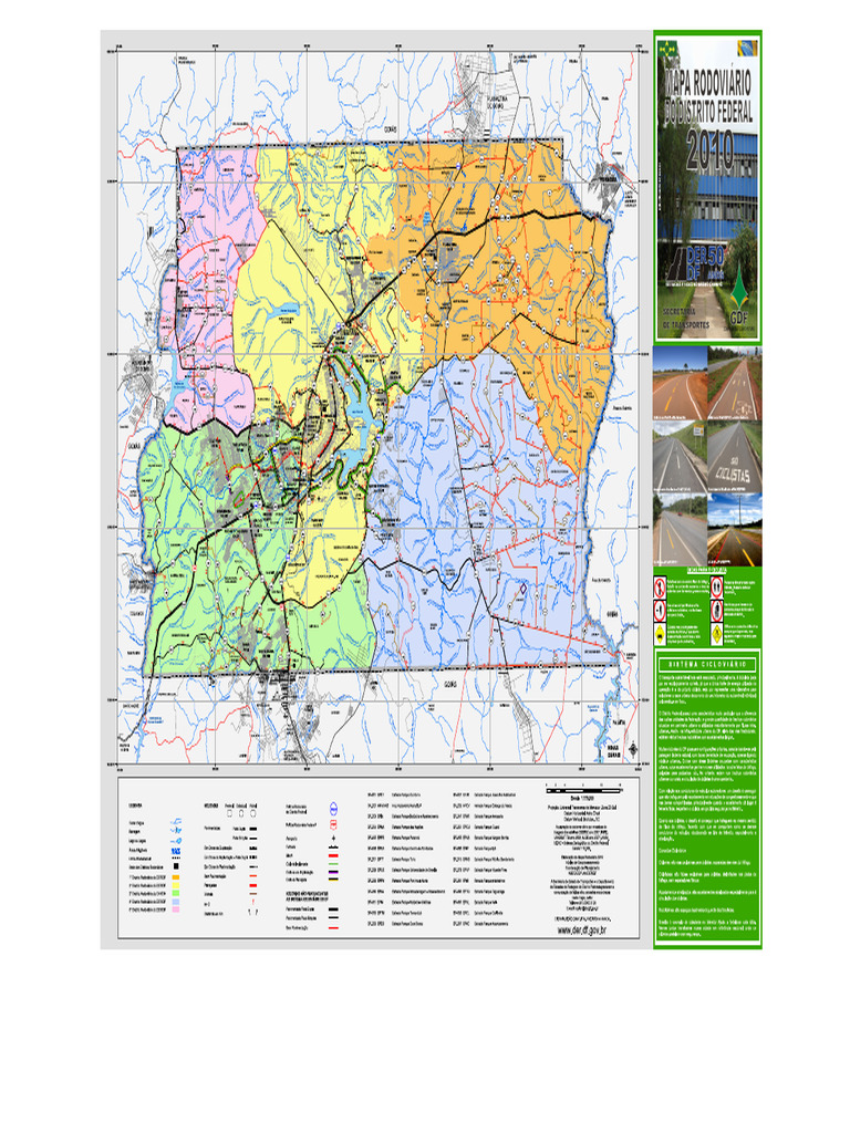 Mapa Rodoviario Der Df 2010 | PDF