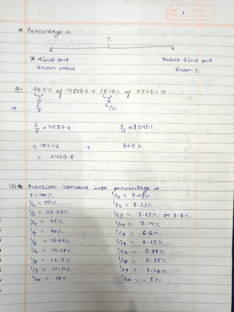 Aptitude Notes FUEL | PDF