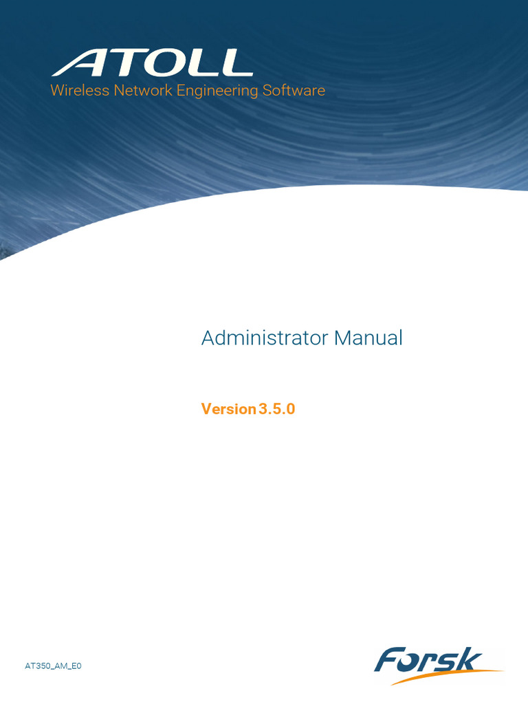 Atoll_3.5.0_Administrator_Manual | PDF