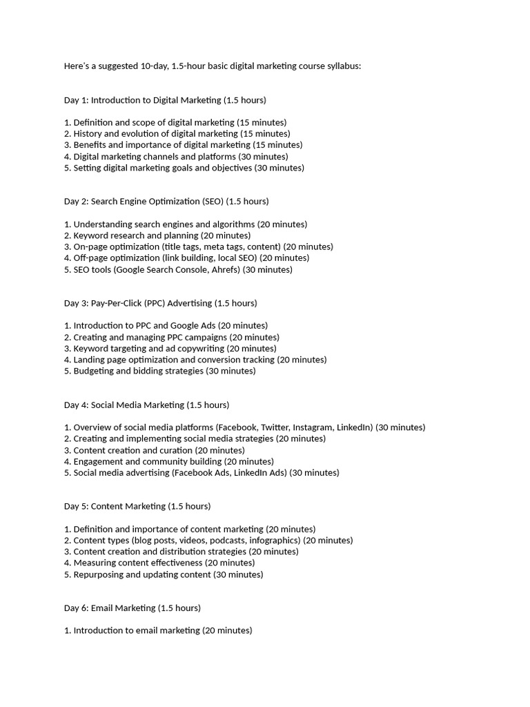 Course Details | PDF